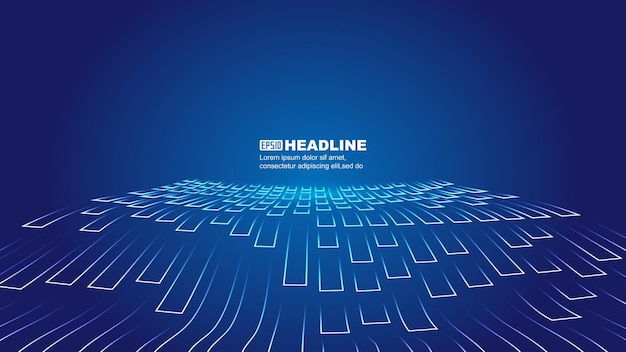 Sleek and Striking Digital Backdrop with Headline Text | Jiffy Designs