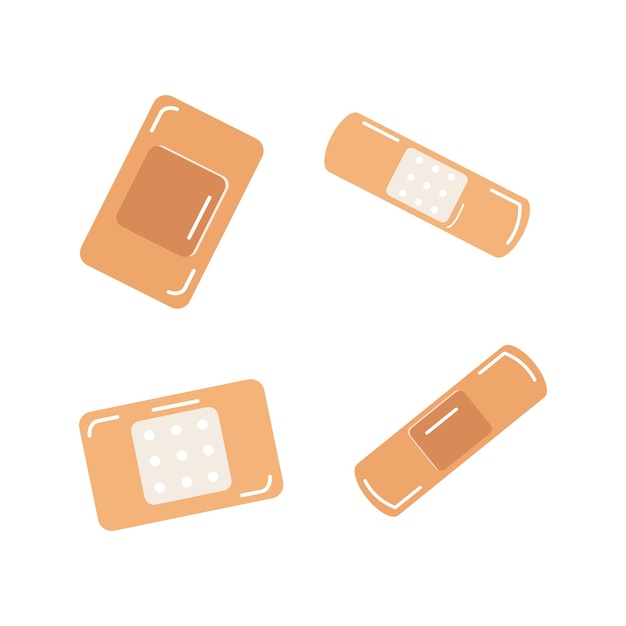 Assortment of Adhesive Bandages in Warm Tones | Jiffy Designs