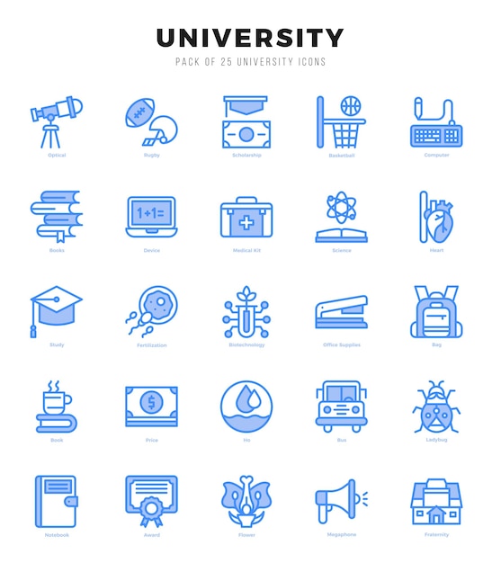 Comprehensive Collection of University-Themed Graphic Elements | Jiffy ...