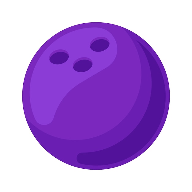 Vibrant and Playful Bowling Ball in Captivating Purple | Jiffy Designs