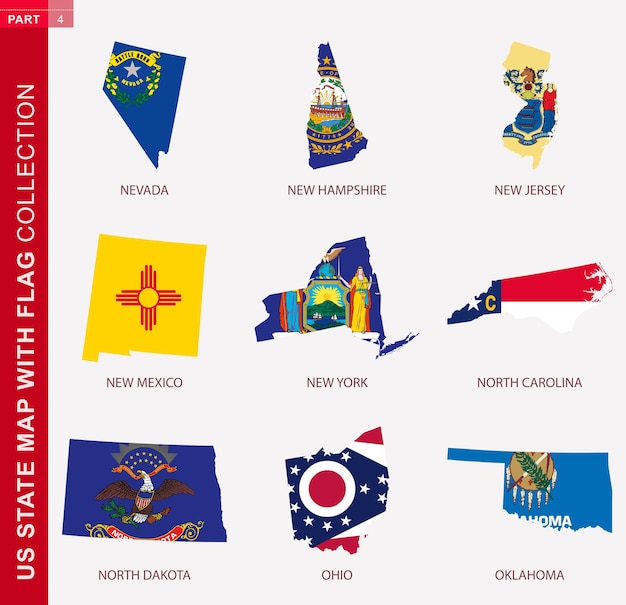 Vibrant State Flags Showcase Diverse Symbols and Designs | Jiffy Designs