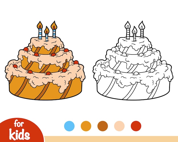 Delightful Birthday Cake with Candles and Frosting | Jiffy Designs