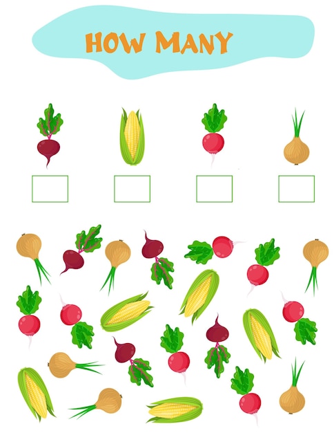 Vibrant Veggie Counting: A Fun Educational Game | Jiffy Designs