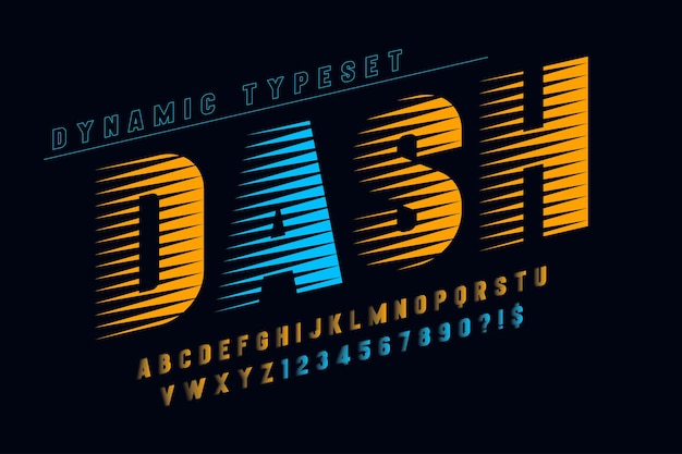 Vibrant Retro-Inspired Dynamic Typeface Design | Jiffy Designs