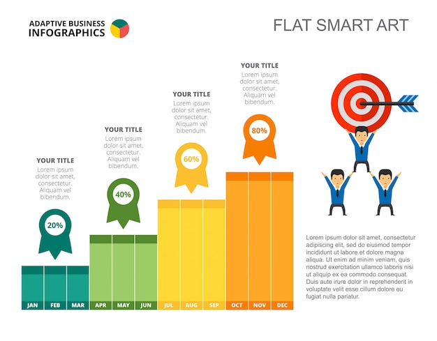 Vibrant Adaptive Business Infographic with Target | Jiffy Designs