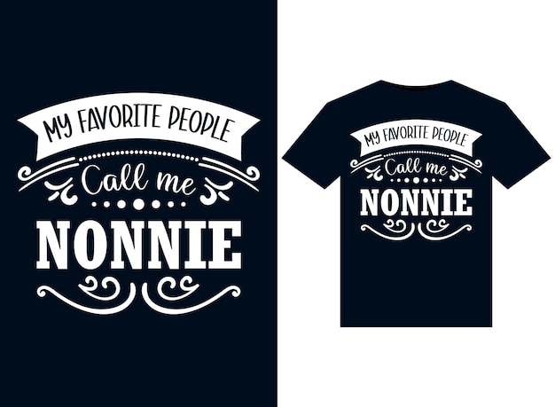 Charming Typographic Design Honoring Nonnie, a Beloved Family Member ...