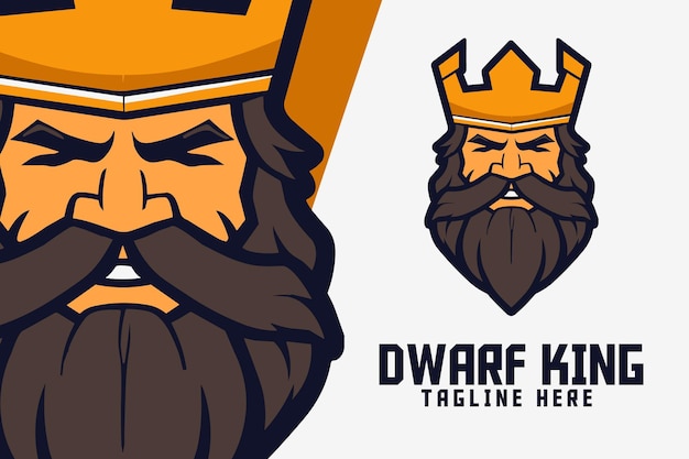 Powerful Dwarf King with Regal Crown and Intimidating Gaze | Jiffy Designs