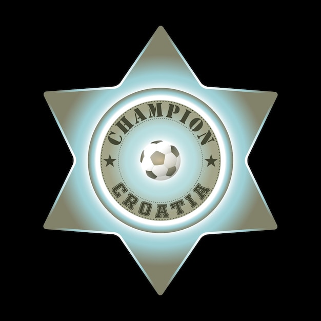 Gleaming Star-Shaped Soccer Trophy Icon | Jiffy Designs