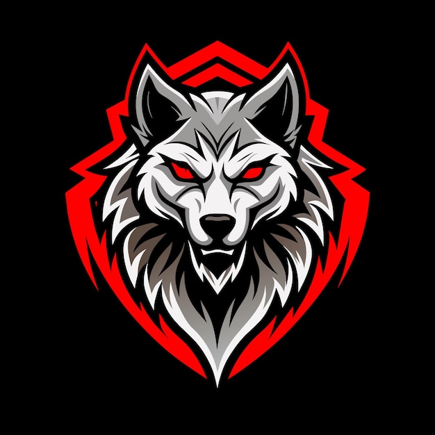 Fierce and Formidable: The Captivating Wolf Emblem | Jiffy Designs