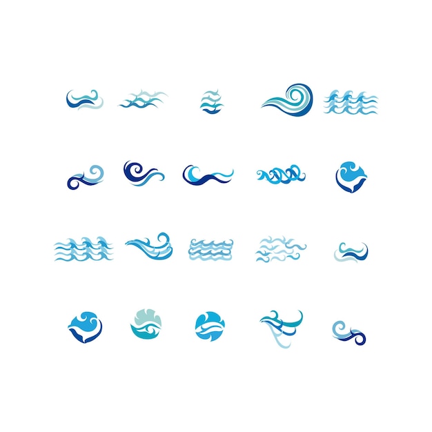 Captivating Collection of Minimalist Ocean-Inspired Symbols | Jiffy Designs