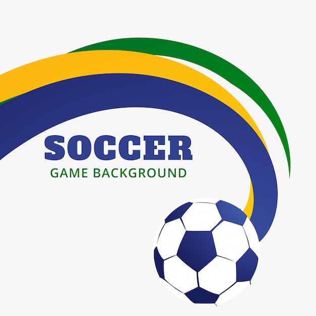 Vibrant Soccer Game Background with Dynamic Curves | Jiffy Designs