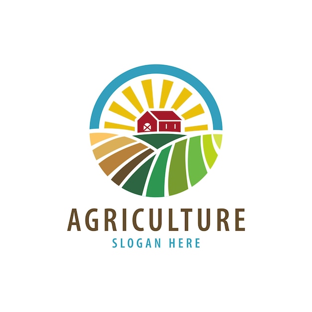 Vibrant Countryside Landscape with Radiant Sunrise and Rustic Farm ...