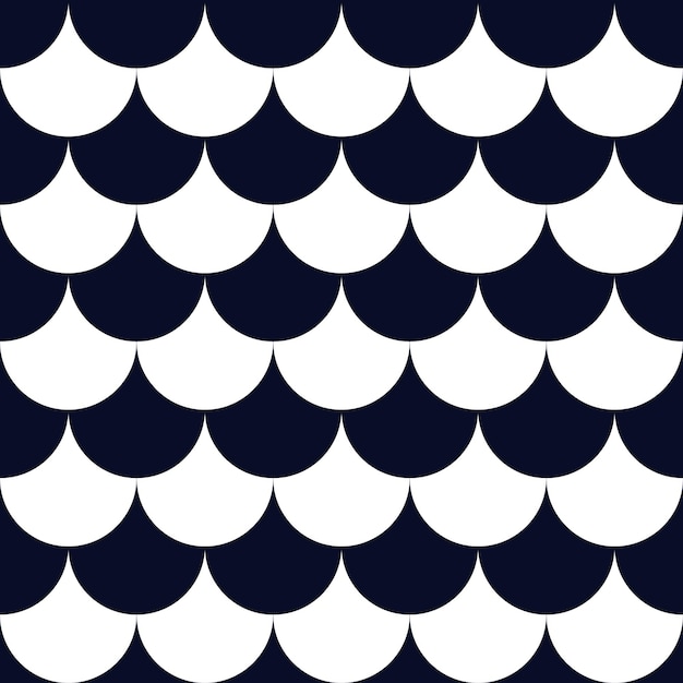 Elegant Overlapping Scallop Patterns in Contrasting Shades | Jiffy Designs