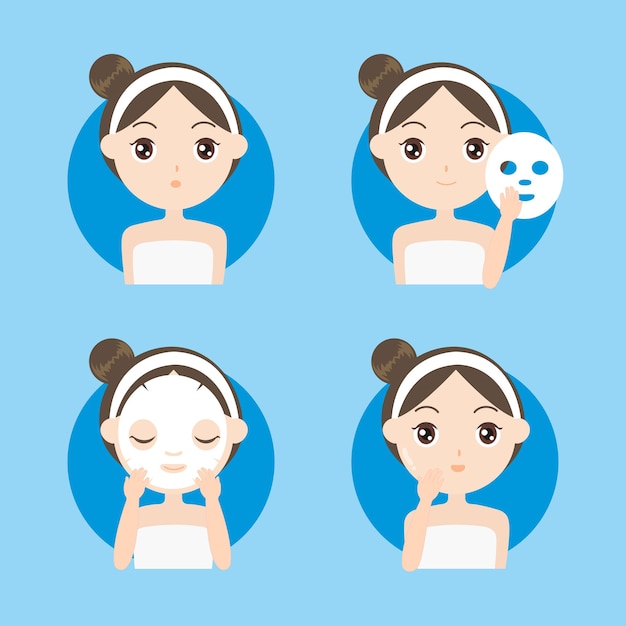 Expressive Anime-Style Portraits of a Young Woman | Jiffy Designs