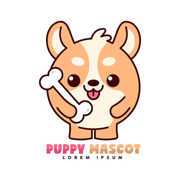 Adorable Corgi Mascot with Friendly Expression | Jiffy Designs