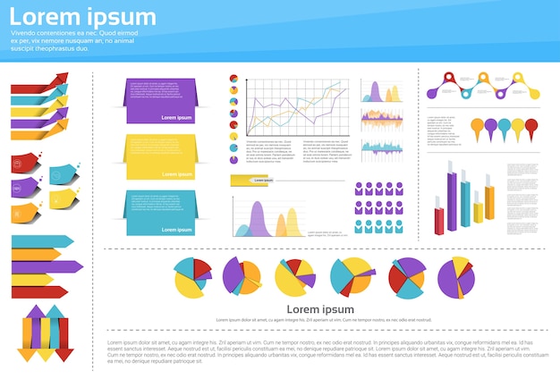 Vibrant Infographic Elements and Data Visualization Graphics Collection | Jiffy Designs