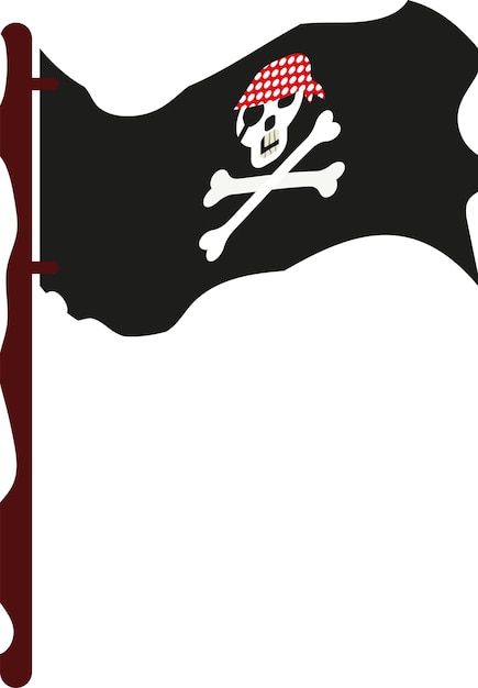 Iconic Pirate Flag with Skull and Crossbones | Jiffy Designs