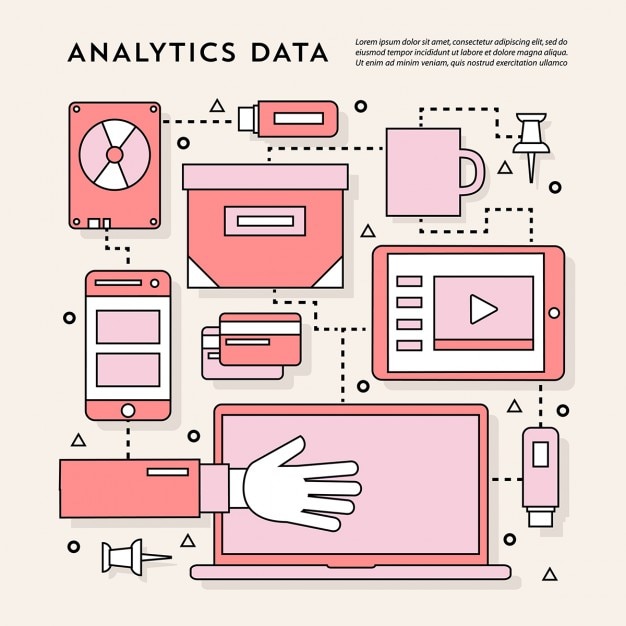 Vibrant Analytics Data Visualization with Geometric Shapes | Jiffy Designs