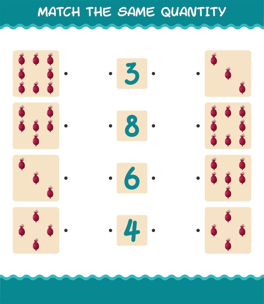 Match the Quantity of Playful Fruit Symbols | Jiffy Designs