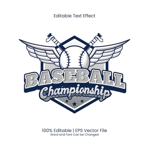 Soaring to Victory: Baseball Championship Badge with Winged Emblem ...