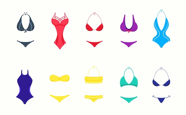 Vibrant Collection of Diverse Swimwear Styles | Jiffy Designs