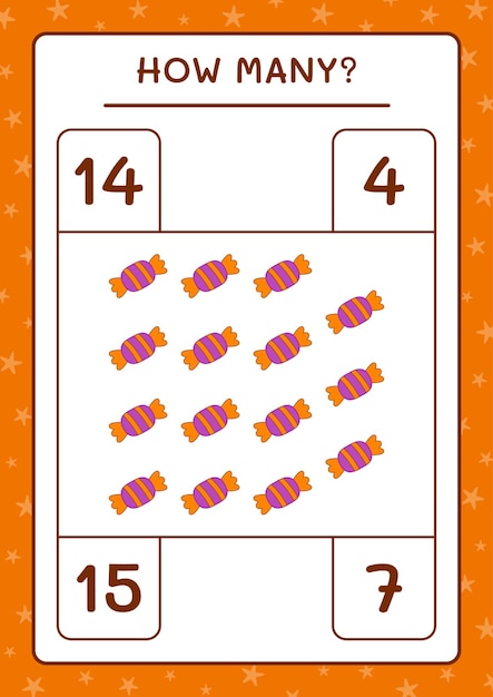 Counting Colorful Candies: A Fun Visual Exercise | Jiffy Designs