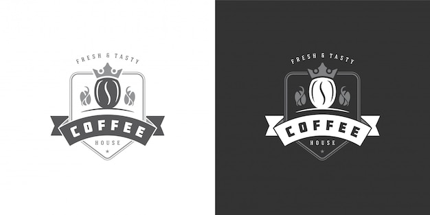 Elegant Coffee House Crest with Fresh and Tasty Branding | Jiffy Designs