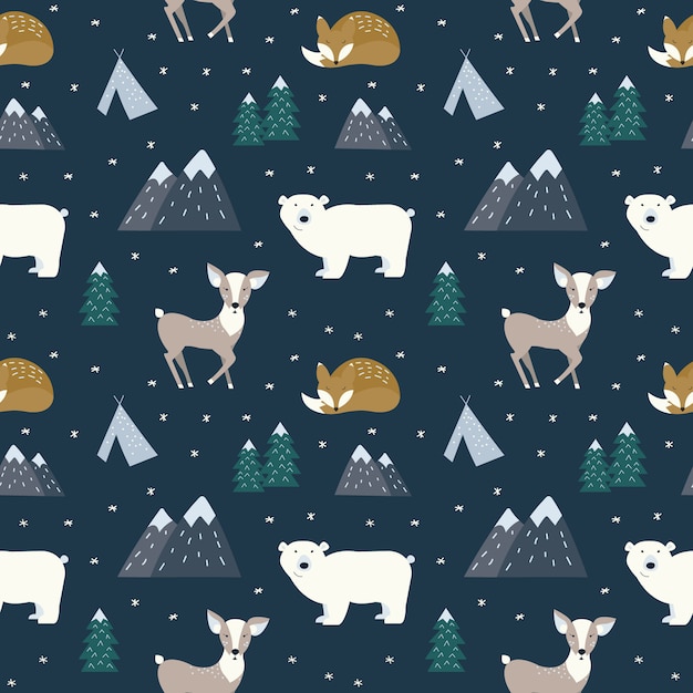 Enchanting Winter Wilderness: A Cozy Collection of Woodland Creatures ...