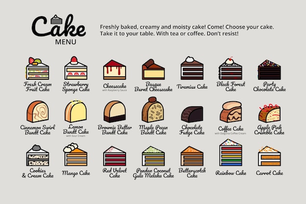 Delectable Cake Varieties: A Diverse Collection of Freshly Baked Treats ...