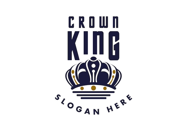 Regal Crown Emblem with Majestic Lettering and Ornate Design | Jiffy ...