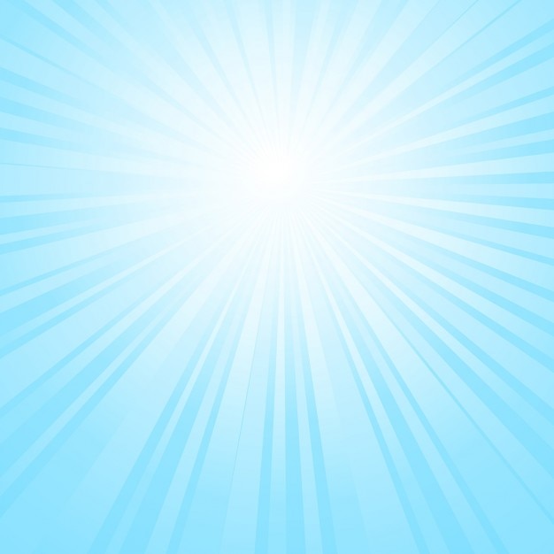 Radiant Blue Sunburst on Sky Blue Gradient Background | Jiffy Designs