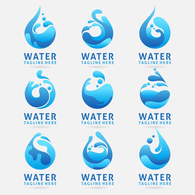 Flowing Tides: Captivating Water Symbols and Logos | Jiffy Designs