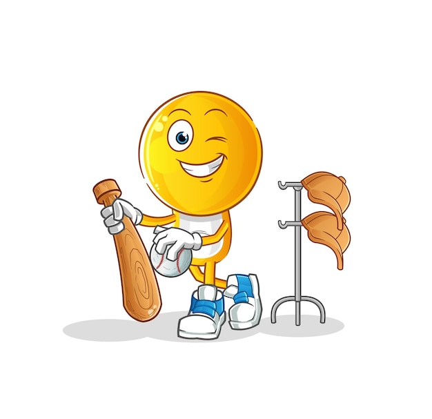 Cheerful Emoji Entertainer Performing with Microphone and Instrument ...