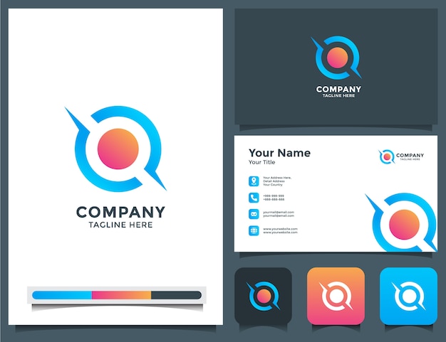 Vibrant Circular Logo and Branding Elements | Jiffy Designs