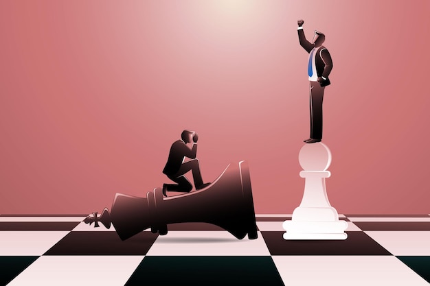 Triumphant Victory: A Chess Masterpiece Unfolds | Jiffy Designs