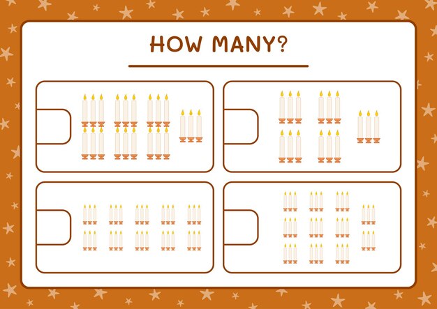 Vibrant Candle Counting Puzzle for Kids | Jiffy Designs