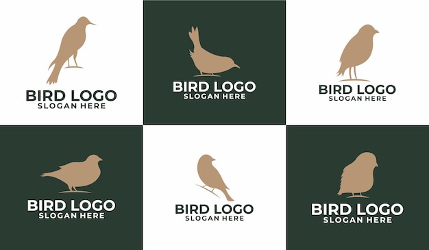 Elegant Avian Emblems: Minimalist Bird Logos for Nature-Inspired ...