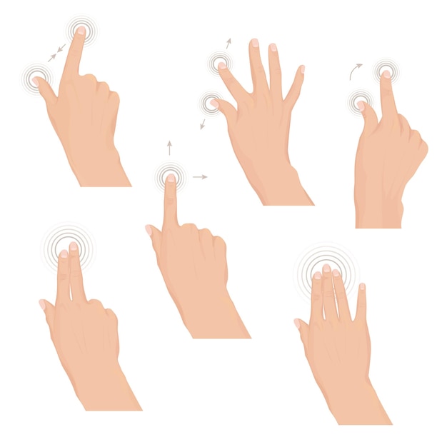 Diverse Hand Gestures Depicting Interaction and Communication | Jiffy ...