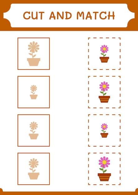 Delightful Floral Cut and Match Puzzle Activity | Jiffy Designs