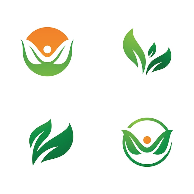 Nature-Inspired Leaf and Human Figures Icon Collection | Jiffy Designs