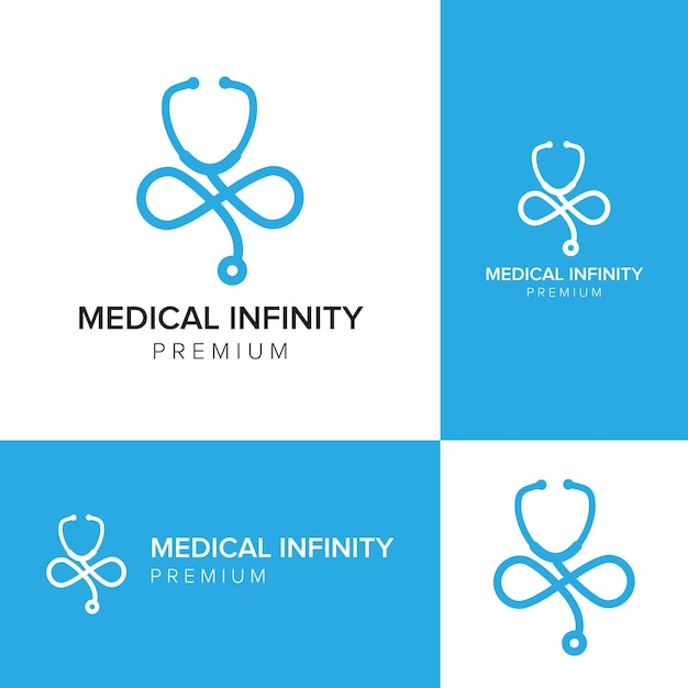 Elegant Medical Symbol with Flowing Infinity Design | Jiffy Designs