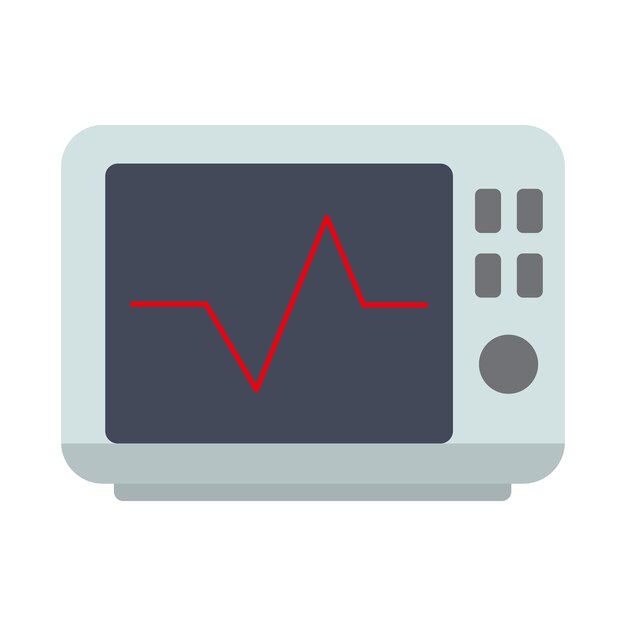 Vibrant Heartbeat Monitor Display with Pulsing Waveform | Jiffy Designs