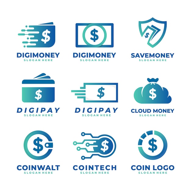 Dynamic digital finance icons with modern typography | Jiffy Designs