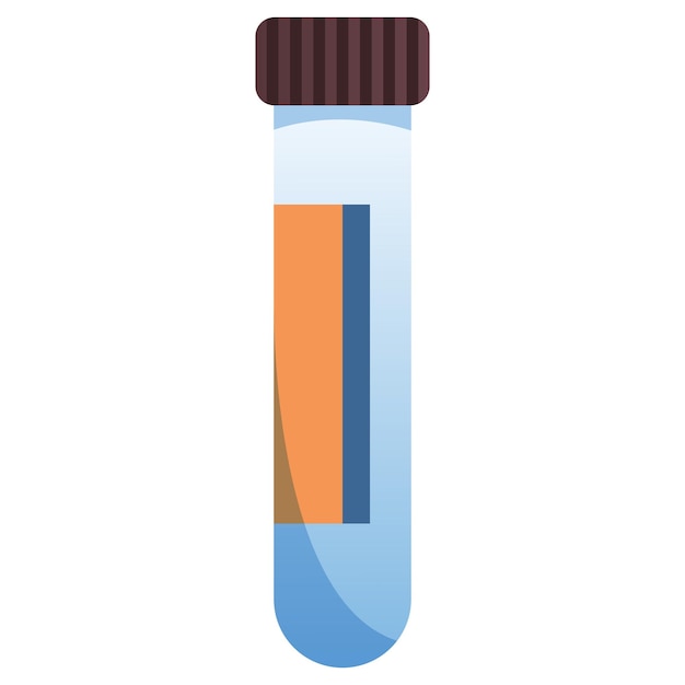 Vibrant Test Tube with Colorful Liquid Layers | Jiffy Designs