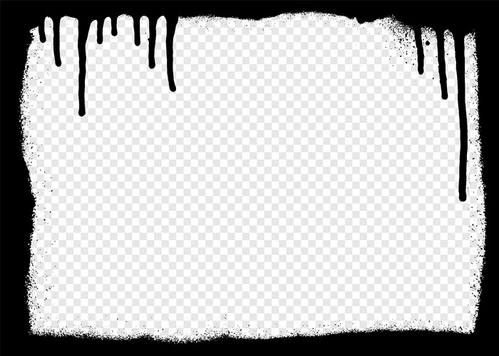 Graffiti Frame On A Transparent Background. Vector Illustration For ...