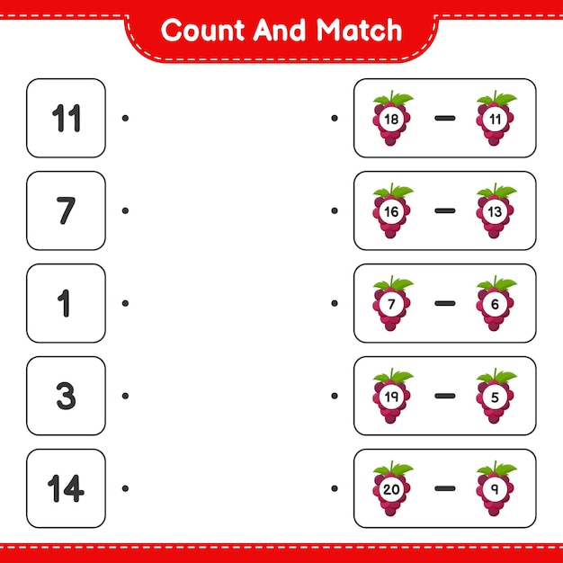 Vibrant Strawberry Count and Match Puzzle | Jiffy Designs