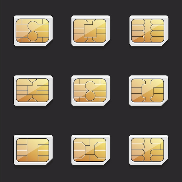 Diverse Sim Card Designs in Warm Tones | Jiffy Designs