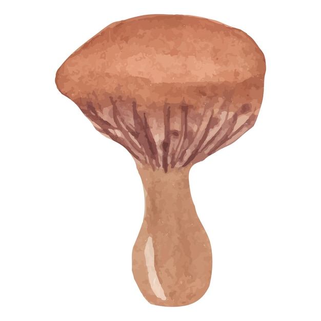Earthy Mushroom Silhouette with Soft Textures | Jiffy Designs