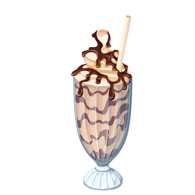 Delectable Chocolate Swirl Milkshake with Whipped Cream Topping | Jiffy ...