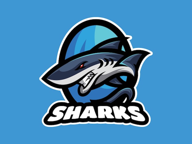 Fierce Sharks Logo with Powerful Jaws and Sleek Design | Jiffy Designs